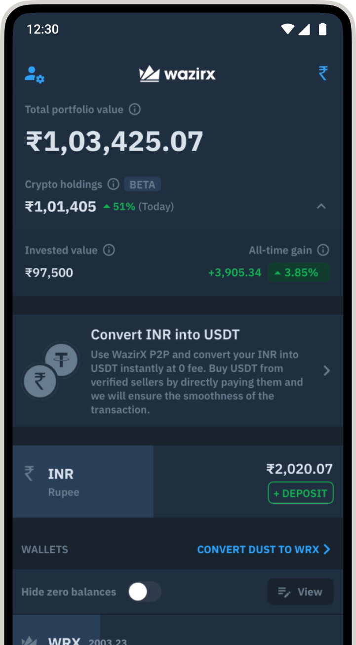 WazirX Clone | Gurvir Singh